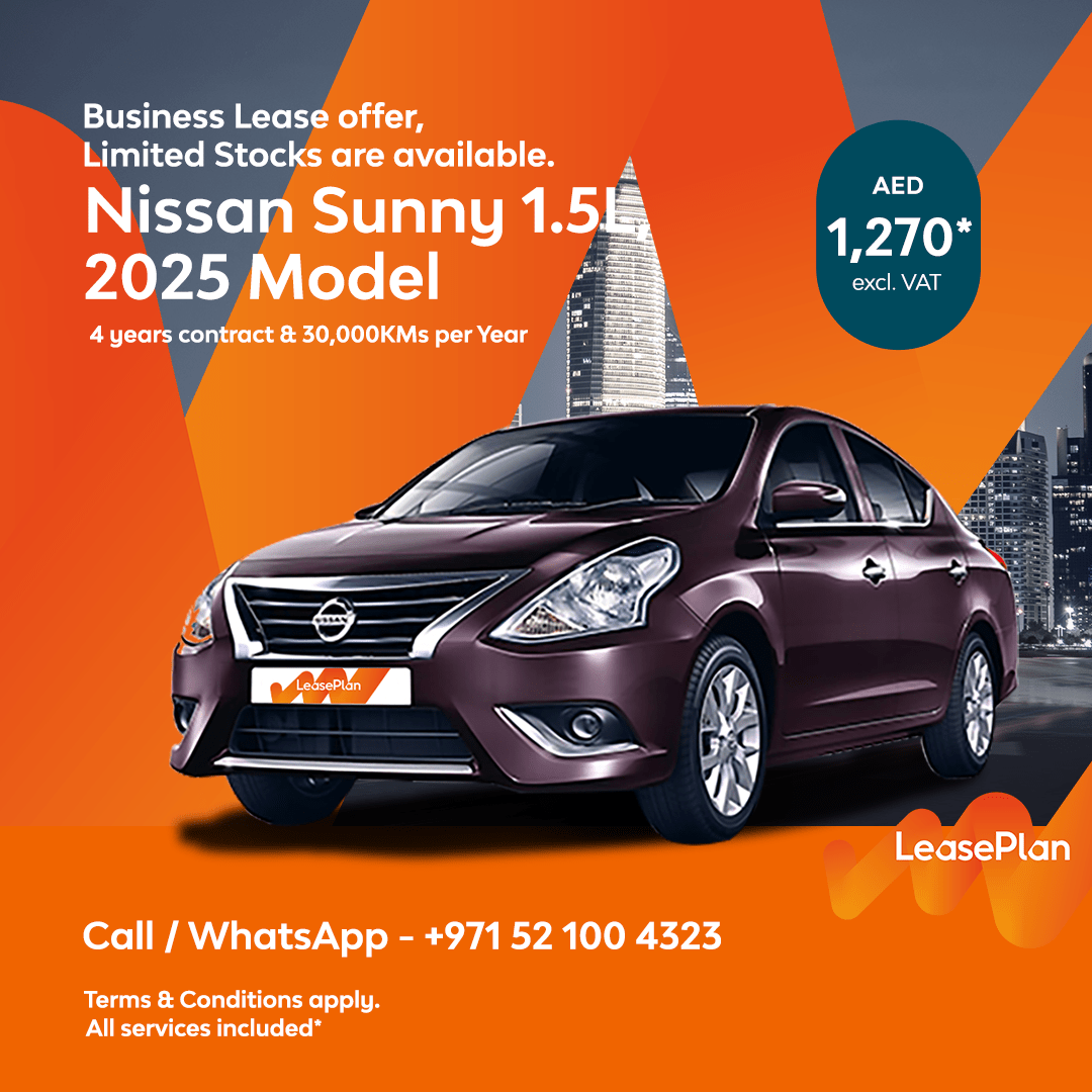 Lease a car | LeasePlan United Arab Emirates